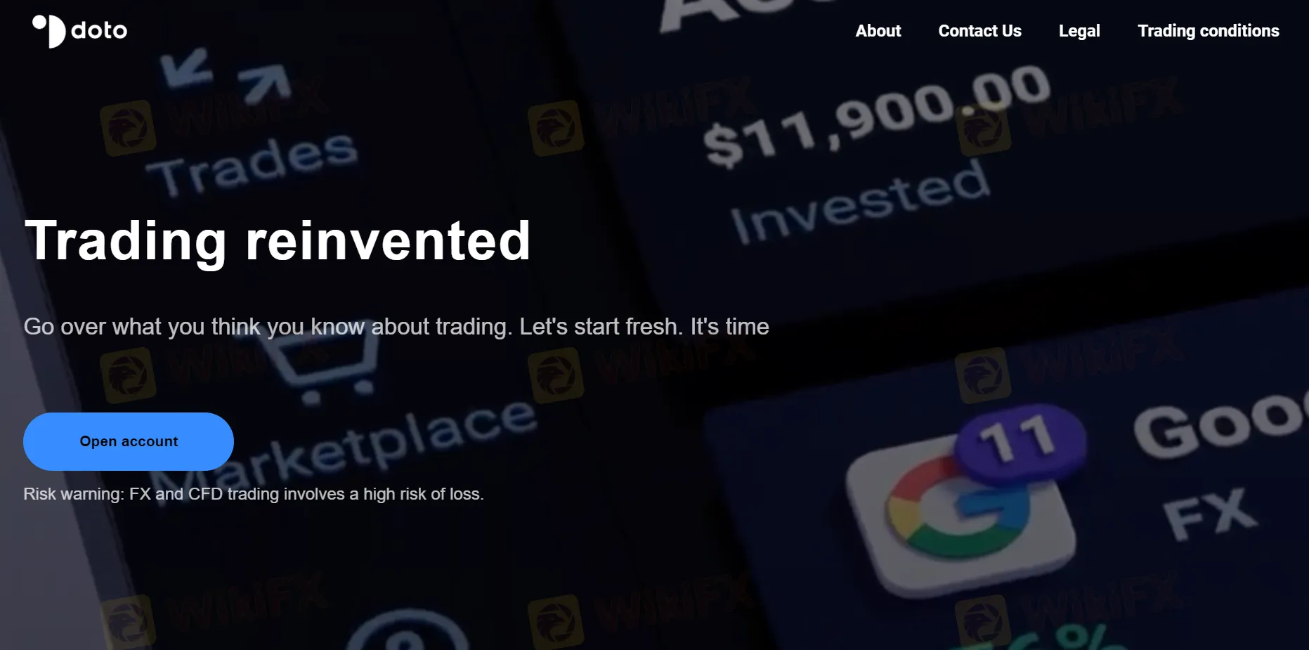 Doto Review, Forex Broker&Trading Markets, Legit or a Scam-WikiFX
