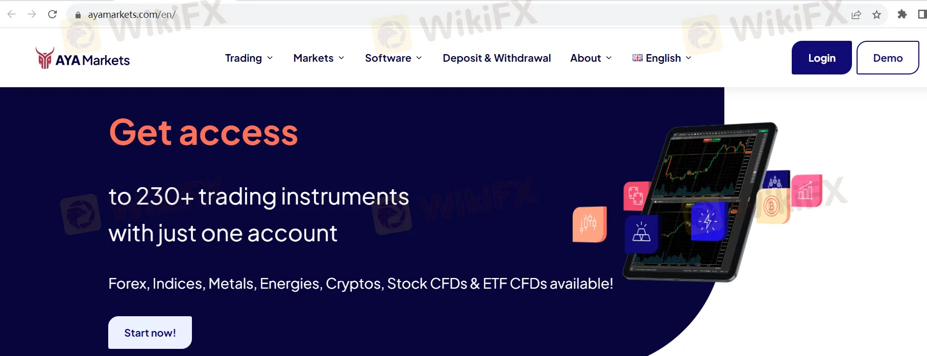 AYA Markets Review, Forex Broker&Trading Markets, Legit or a Scam-WikiFX