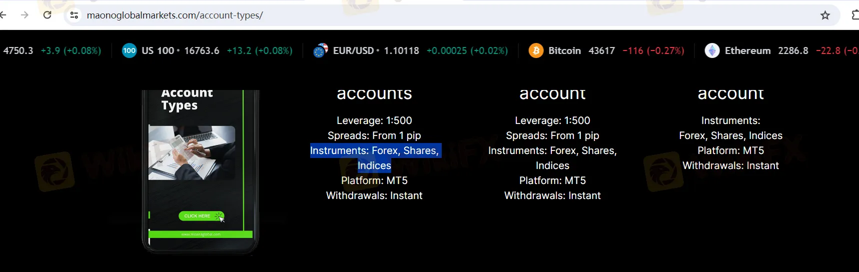 Maono Global Markets Review, Forex Broker&Trading Markets, Legit or a ...