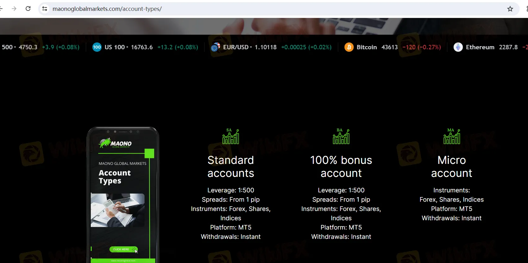 Maono Global Markets Review, Forex Broker&Trading Markets, Legit or a ...