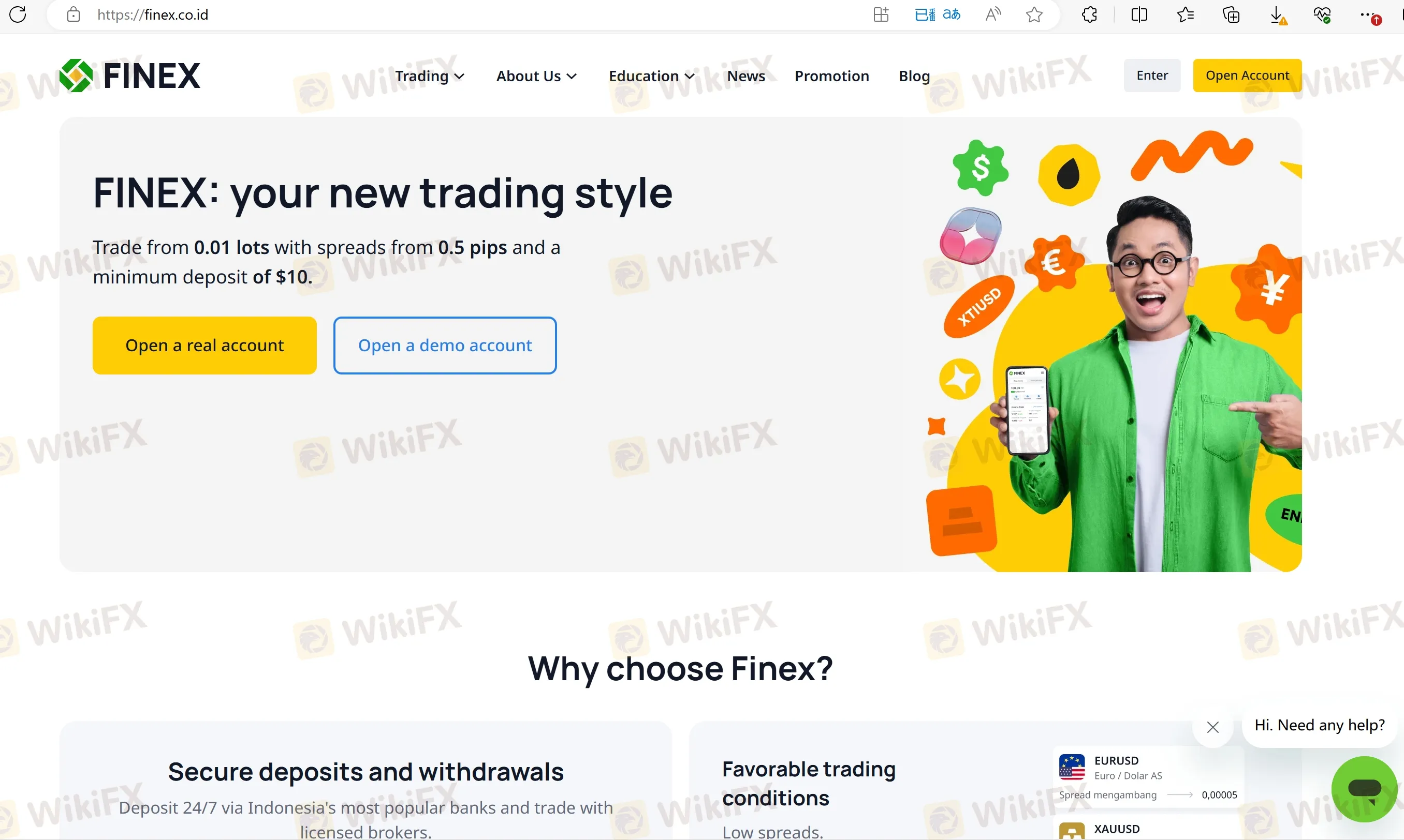 Finex Review, Tinjauan-Forex Broker&Trading-Indonesia-WikiFX