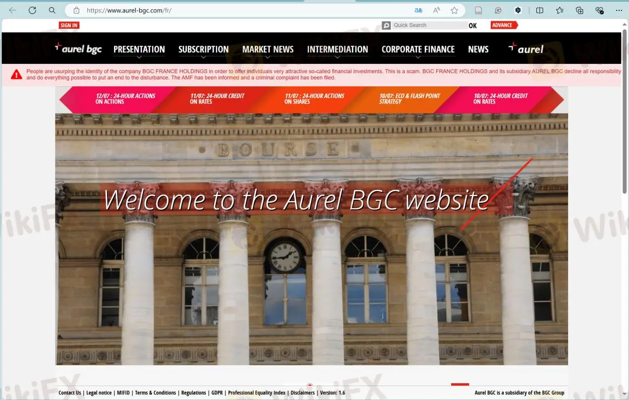 Aurel BGC Review, Forex Broker&Trading Markets, Legit or a Scam-WikiFX